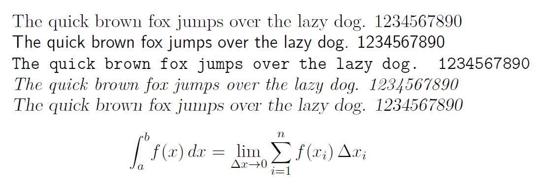 Chapter 10 – Using Fonts – LaTeX Beginner's Guide