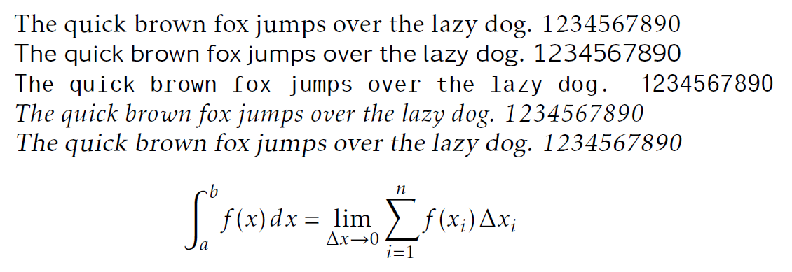 Chapter 10 – Using Fonts – LaTeX Beginner's Guide