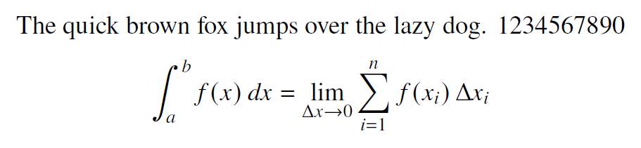 Chapter 10 – Using Fonts – LaTeX Beginner's Guide