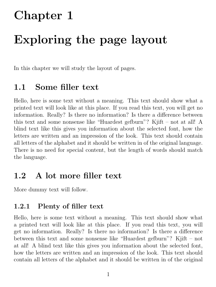 Chapter 03 – Designing Pages – LaTeX Beginner's Guide
