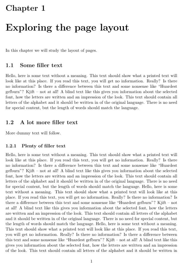 Chapter 03 – Designing Pages – LaTeX Beginner's Guide