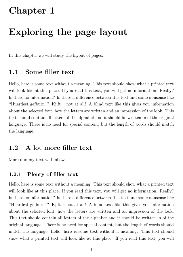 Chapter 03 – Designing Pages – LaTeX Beginner's Guide