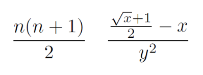 Chapter 09 – Writing Math Formulas – LaTeX Beginner's Guide