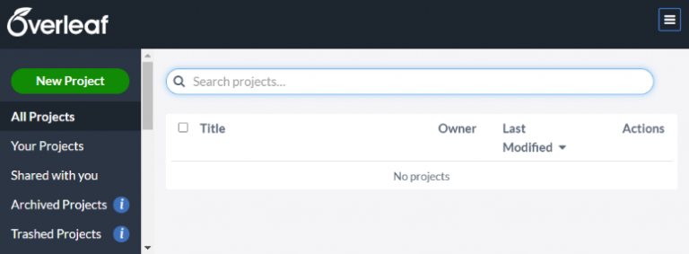 Using Overleaf – LaTeX Beginner's Guide
